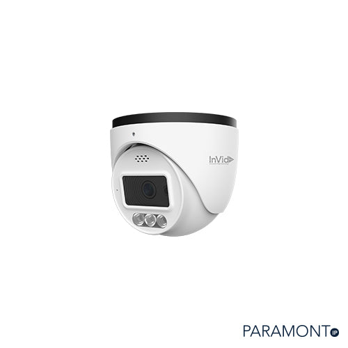 InVid Tech 8MP IP Outdoor Turret Camera with IR & Siren — Ally Security