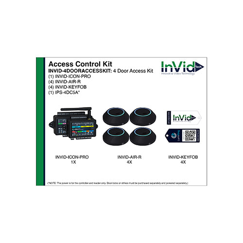 InVid Tech 4-Door Access Kit - Complete Security Solution — Ally Security