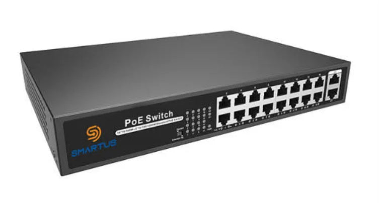Tiandy SMR Switches 16-Port IP Network Switch - SMR-1602-PG — Ally Security