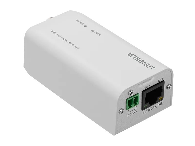 SPE-110 Hanwha Techwin SPE-110 1 Channel Encoder | Features 1 Channel ...