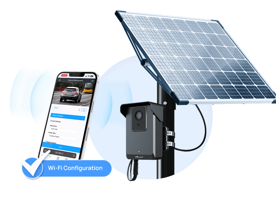 Milesight 4G Solar-powered Traffic Sensing Camera License Plate Recogn ...