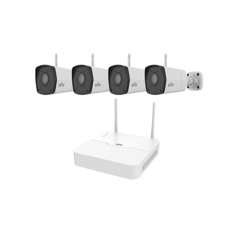 Uniview 4 Camera Bundle 2MP 4mm Wi-Fi Bullet Camera Kit — Ally Security
