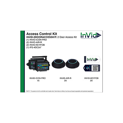 InVid Tech INVID-2DOORACCESSKIT - Complete Access Control Solution ...